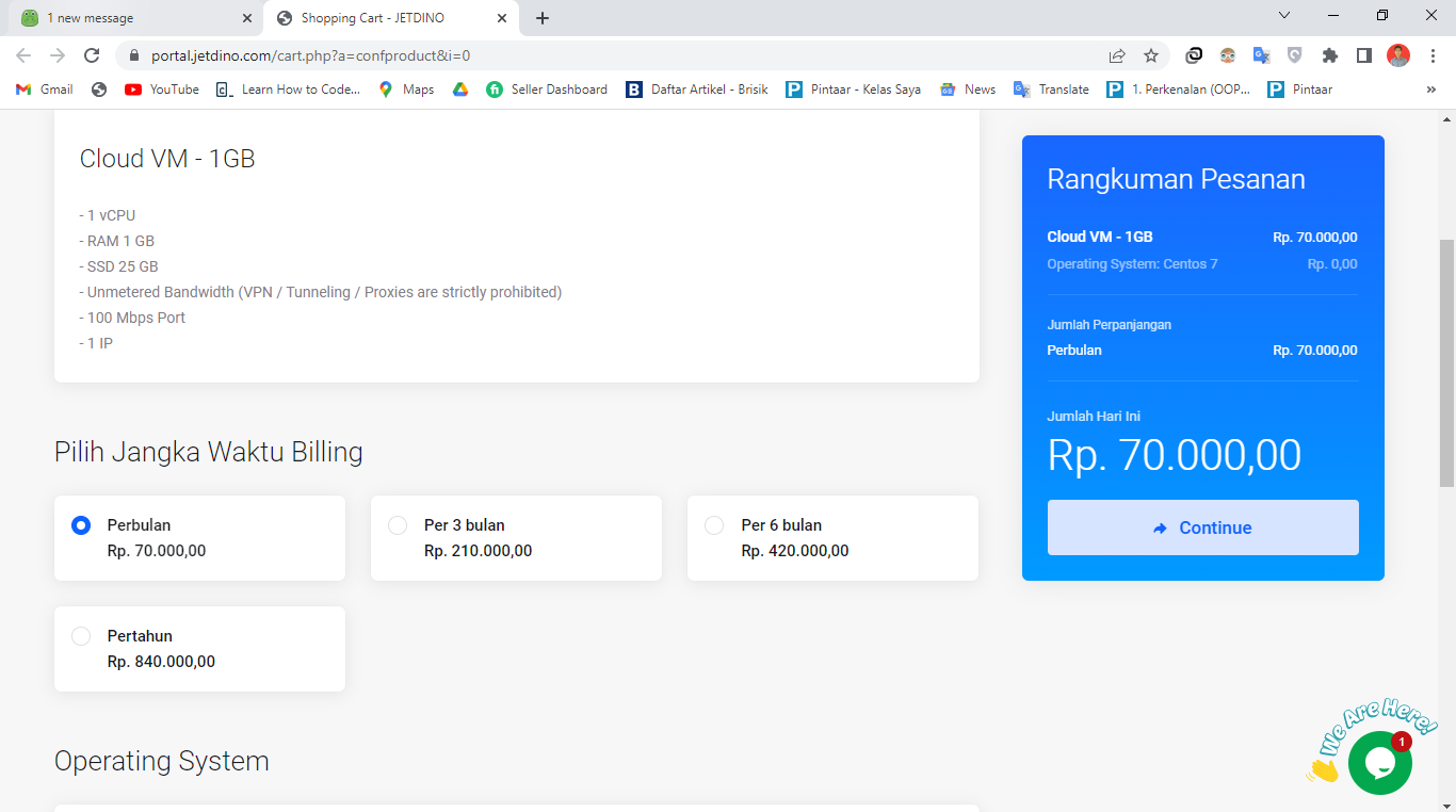 Cara Install OS Pada Virtual Private Server (Cloud VM Jetdino ...